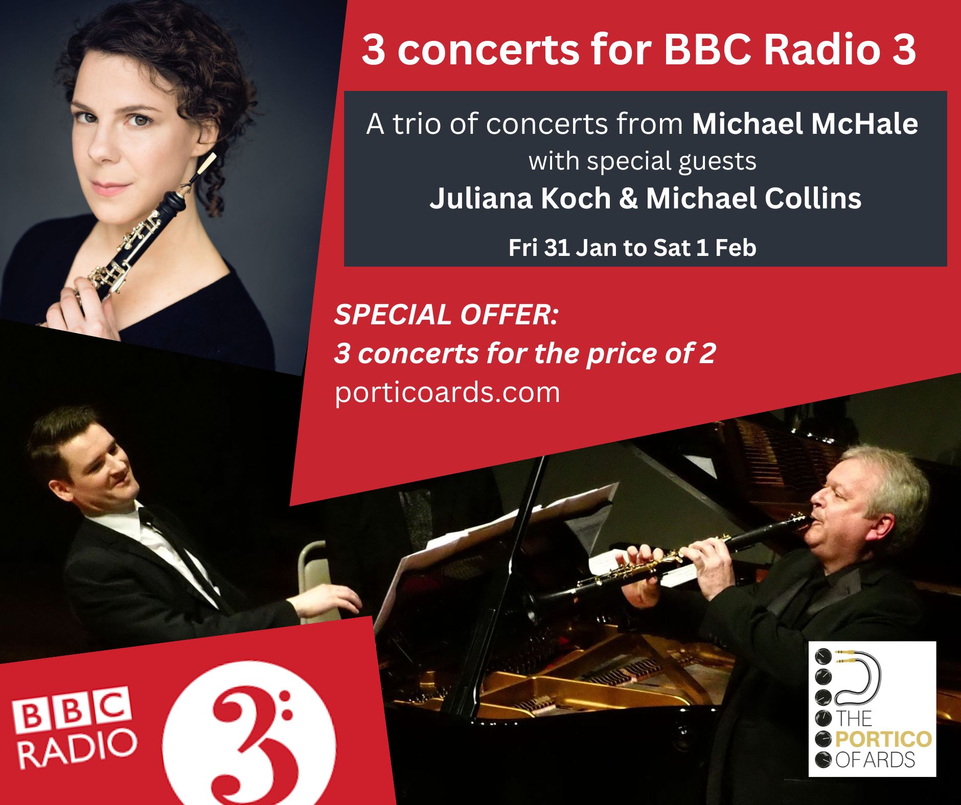 3 for BBC Radio 3 (and 3 concerts for 2 offer!) | PORTICO